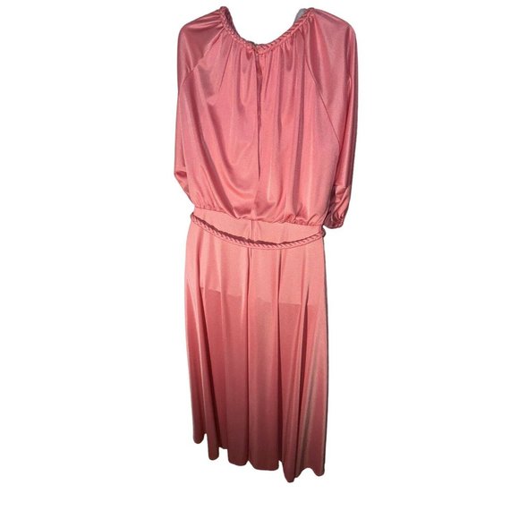 Bernie Bee | Dresses | Vintage Bernie Bee Maxi Dress No Size Peach Pink ...